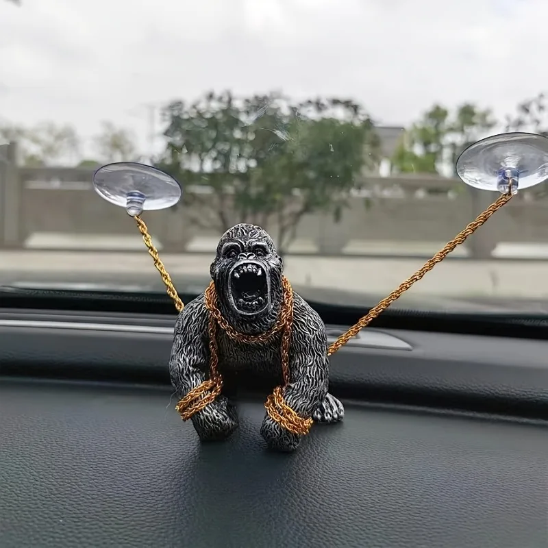 Gorilla Car Dashboard Decor - Aggressive Roaring Design Car Interior ...