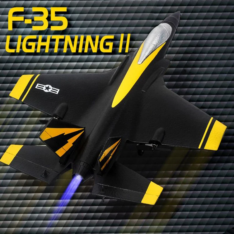 RC-Plane-4CH-F35-F22-Fighter-2-4G-EPP-RC-Airplane-Lightning-Remote ...