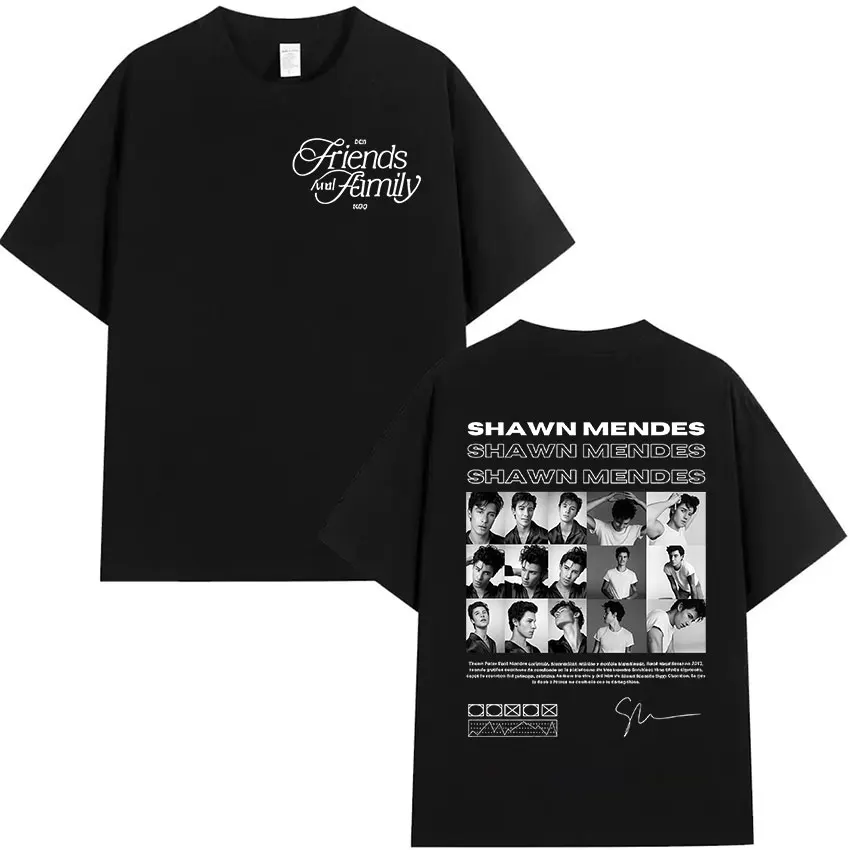 Rapper Shawn Mendes Tour 2025 Graphic T Shirts Men's High Quality ...