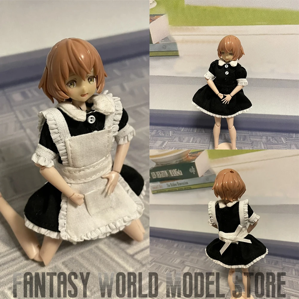 1-12-Scale-Female-Soldier-Classic-Versatile-Black-White-Maid-Outfit ...