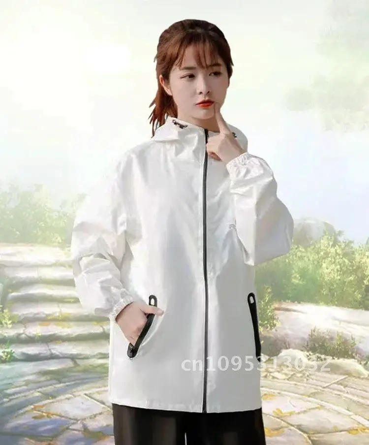 Women Thin Raincoat Motorcycle Summer Man Rain Coat Pant Suit Rain ...