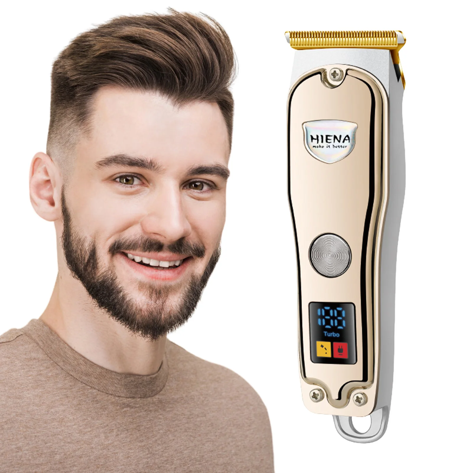 Professional-Barber-Hair-Cutting-Machine-HIENA-Hair-Clippers-led ...