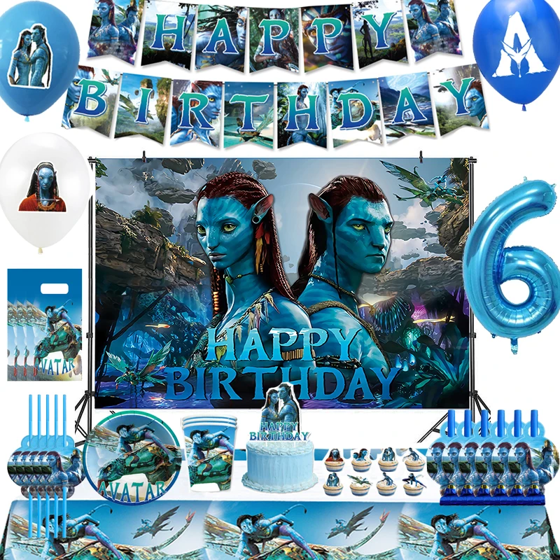 Avatar 2 Birthday Party Decorations | Avatar Children's Party ...