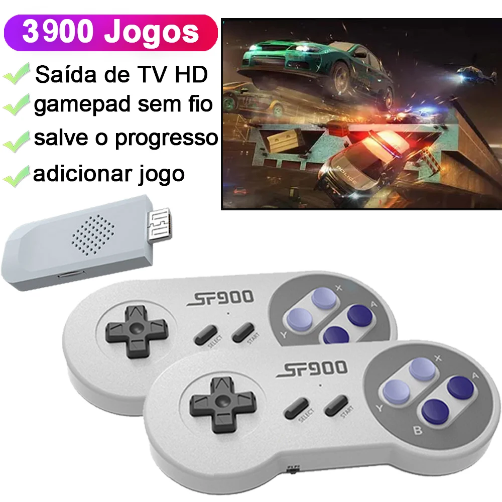 Vilcorn Mini Wireless Game Stick Console For SNES NES HDMI compatible ...