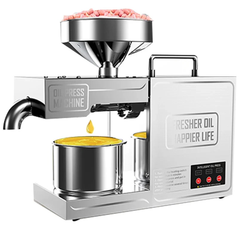 Economic-and-Efficient-Edible-Cooking-Oil-Making-Automatic-Peanut ...