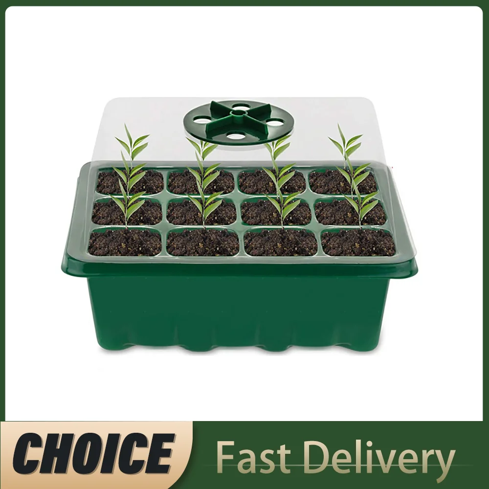 6-12-Cells-Hole-Plastics-Plant-Pots-Grow-Box-Plant-Seedling-Pots ...
