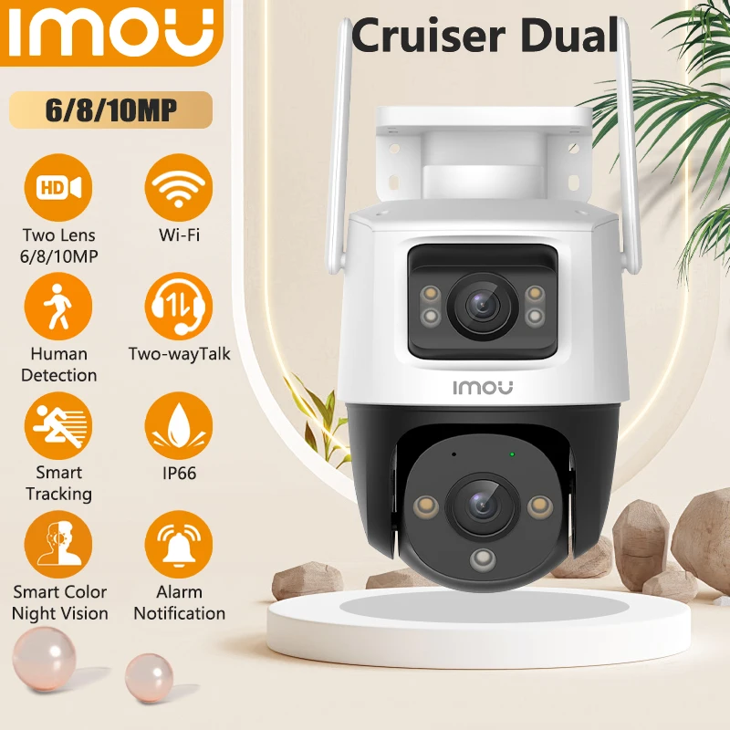 IMOU-Cruiser-Dual-Wi-Fi-Smart-IP-cameras-3-3MP-Camera-Smart-Full-color ...