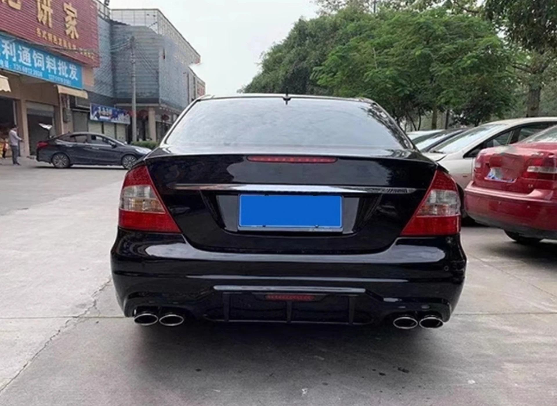 MERCEDES BENZ E CLASS W211 E280 E250 E290 E350 E300 CONVERT UPGARDE BODYKIT BUMPER SIDE SKIRTS ...