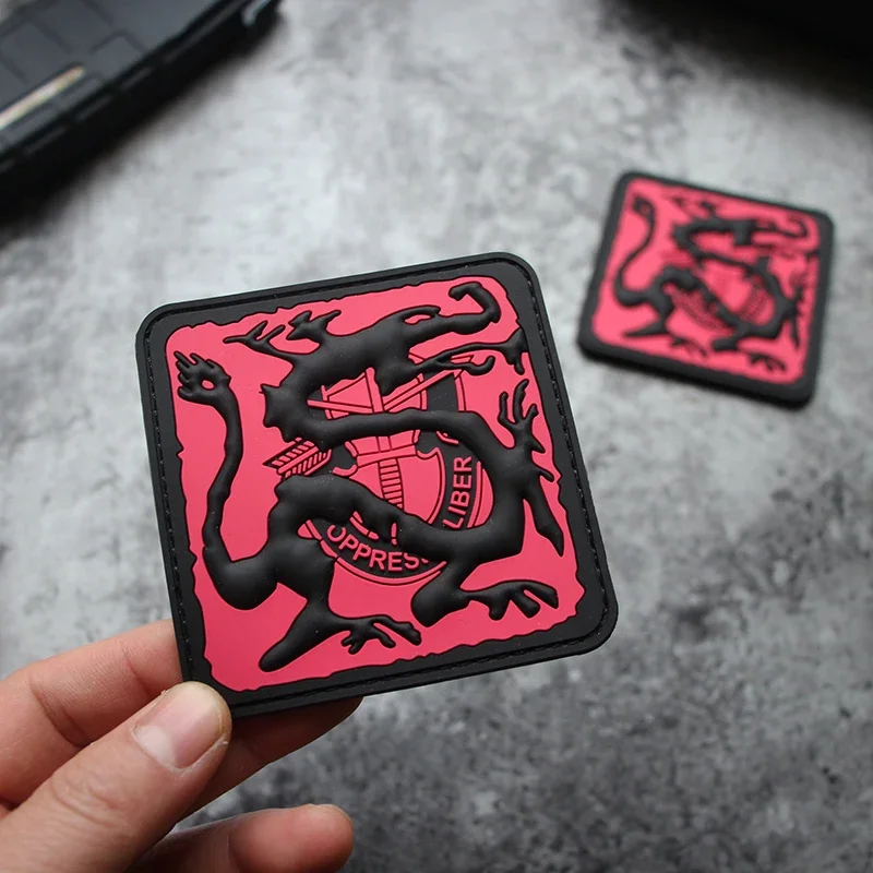 PVC-Ronin-Dragon-Patches-for-Clothing-Pattern-Black-Dragon-Morale-Badge ...