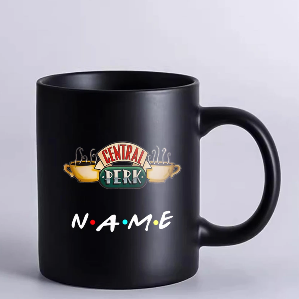 Friends TV Custom Name Mug 11oz Black Ceramic Coffee Cup Friends ...