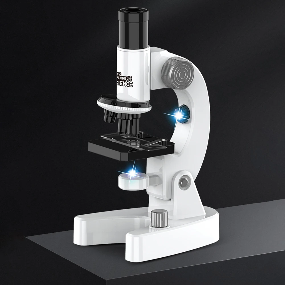 Microscope biologique 200X-4800X avec lames de Microscope, ensemble ...
