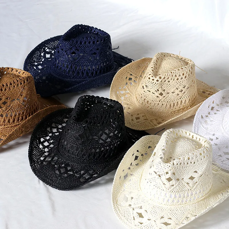 Cowboy Summer Beach Hat | Western Cowboy Hat Men | Straw Hat Men Cowboy ...