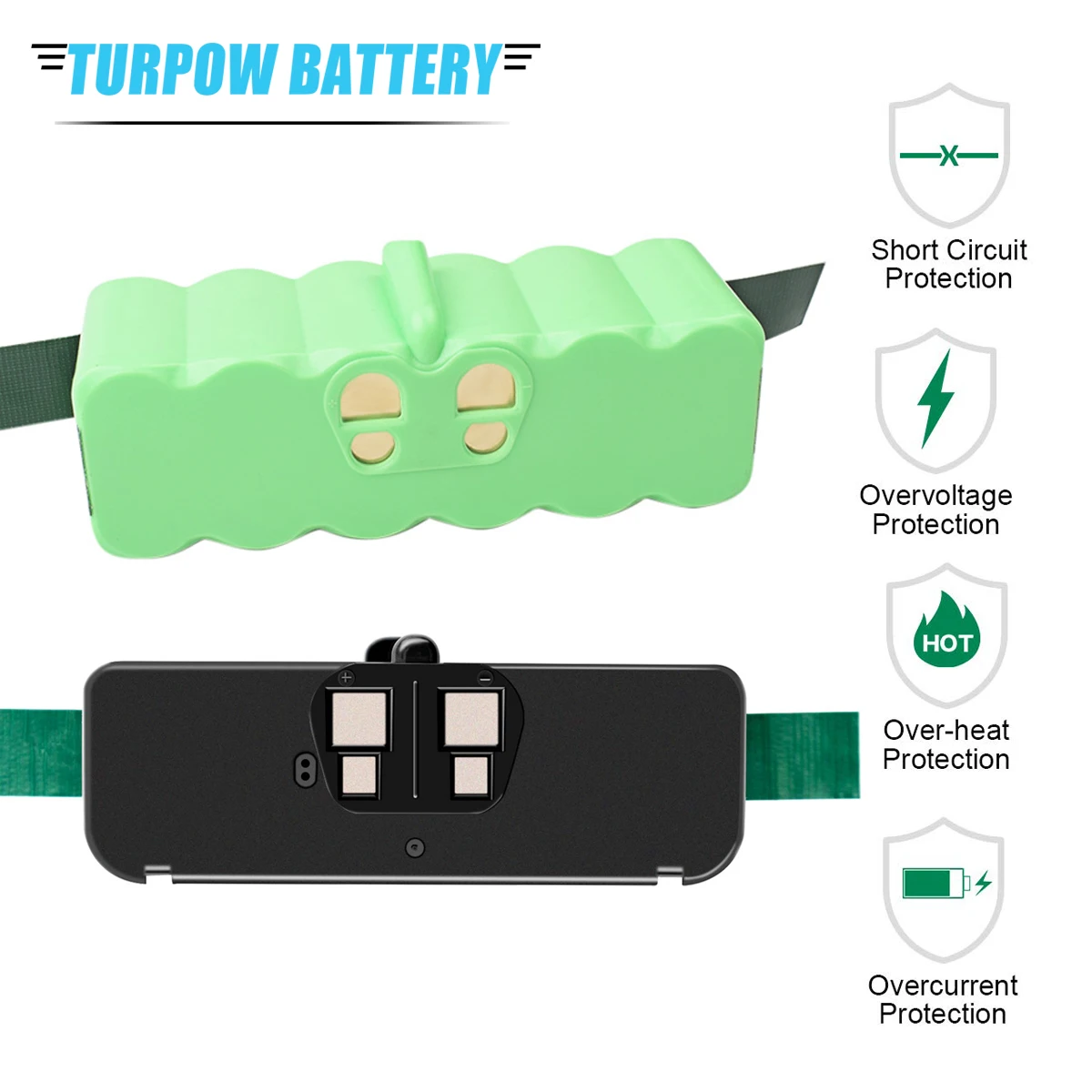 14-4V-6400mAh-Li-ion-Rechargeable-Battery-for-iRobot-Roomba-500-600-700 ...