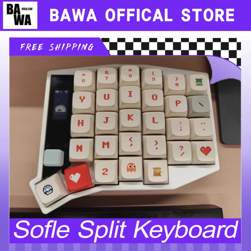 Sofle-Split-teclado-Bluetooth-modo-Dual-Zmk-esquema-personalizado-Rgb ...
