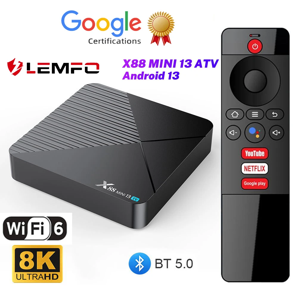LEMFO-X88-Mini-13-TV-Android-Smart-Box-Chipest-RK3528-Google ...
