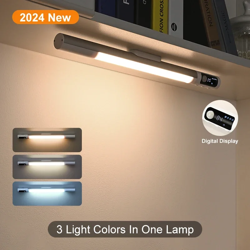 LED-Digital-Display-Motion-Sensor-Light-Type-C-Rechargeable-Night ...