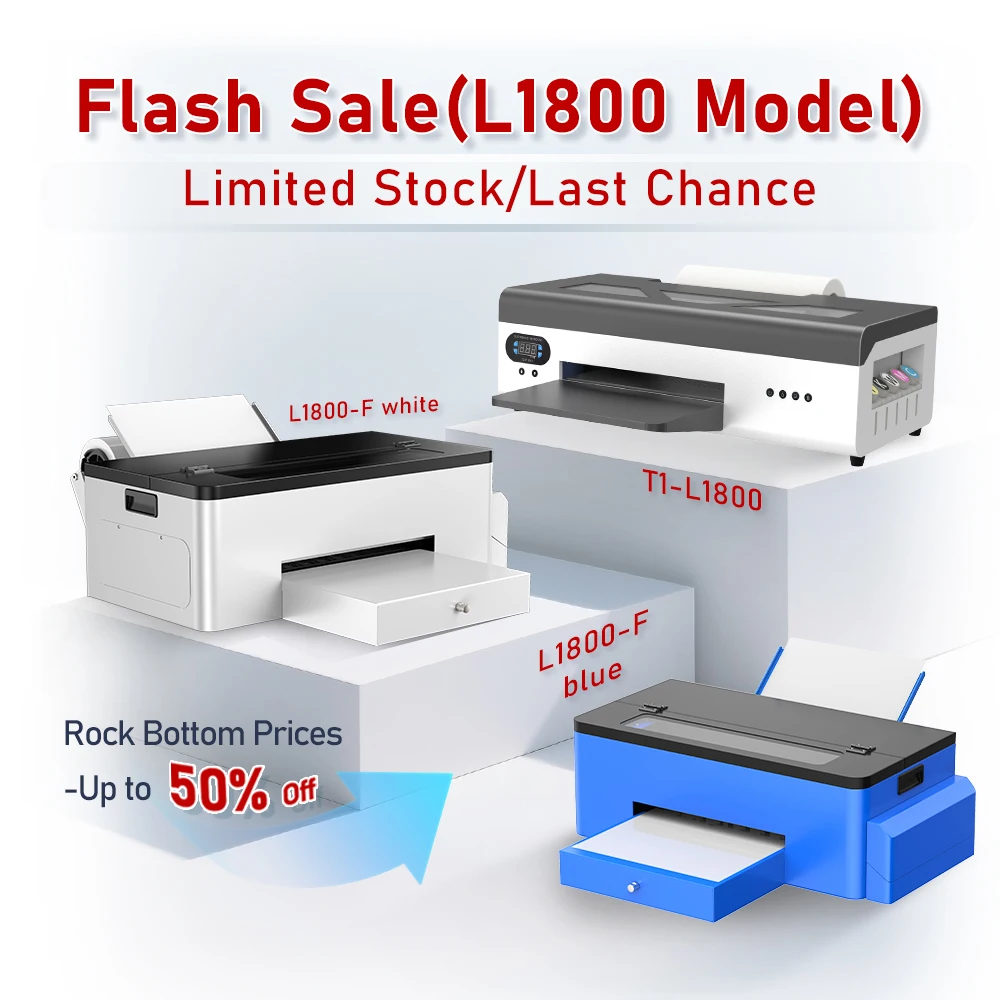 A3 DTF Printer for Epson L1800 Printhead Direct To Film DTF Printer A3 ...