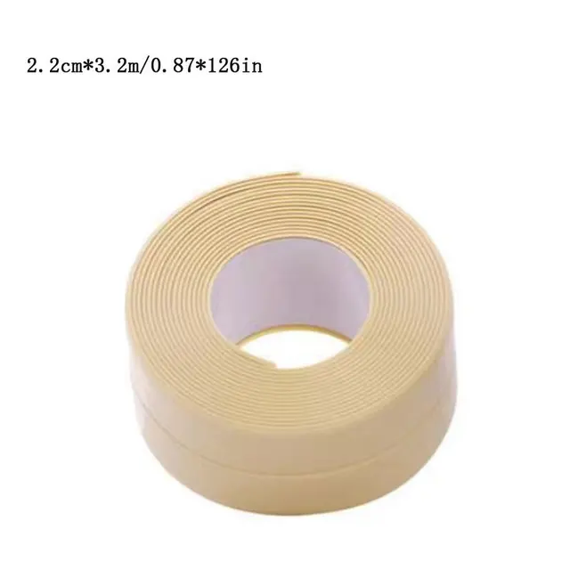 1m/3.2m PVC Waterproof Sealing Tape for Bathroom Sink, Shower, Bathtub ...