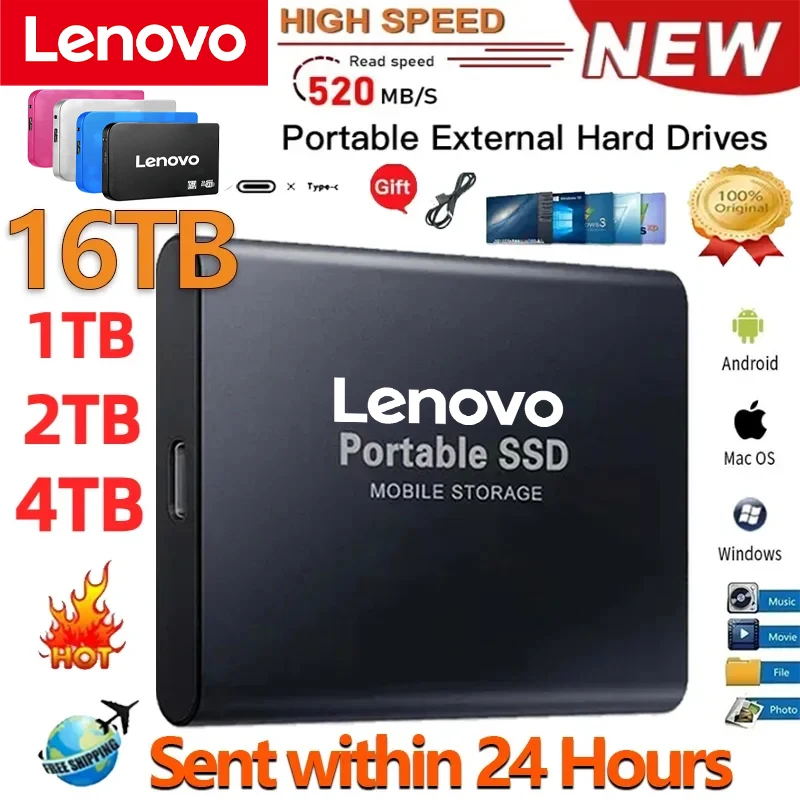 Lenovo-External-Hard-Drive-1TB-2TB-Portable-SSD-Solid-State-Hard-Disk ...