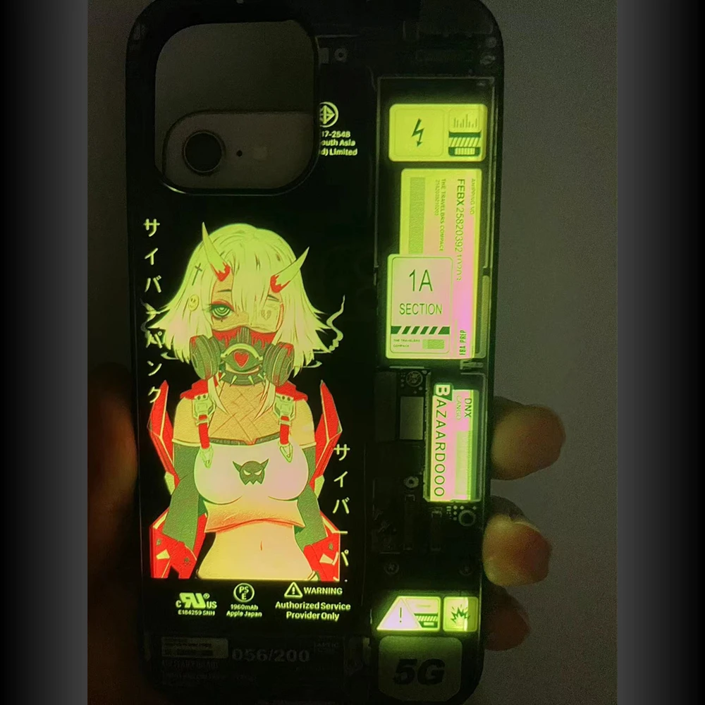 2022 New Arrive Cartoon Glass Smart Control Incoming LED Luminous Flash ...