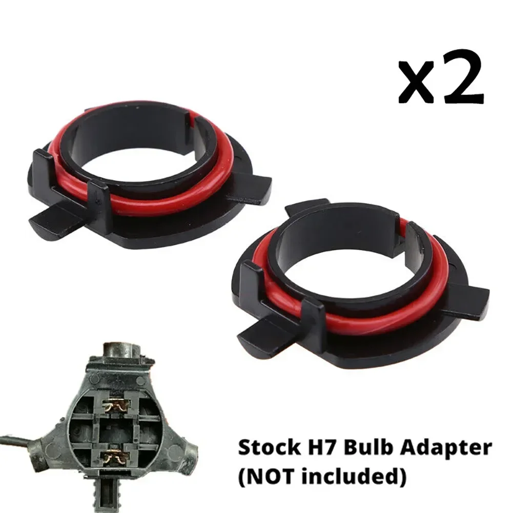 2-PCS-Car-Adapter-H7-LED-Headlight-Bulb-Adapter-Holder-Socket-Base ...