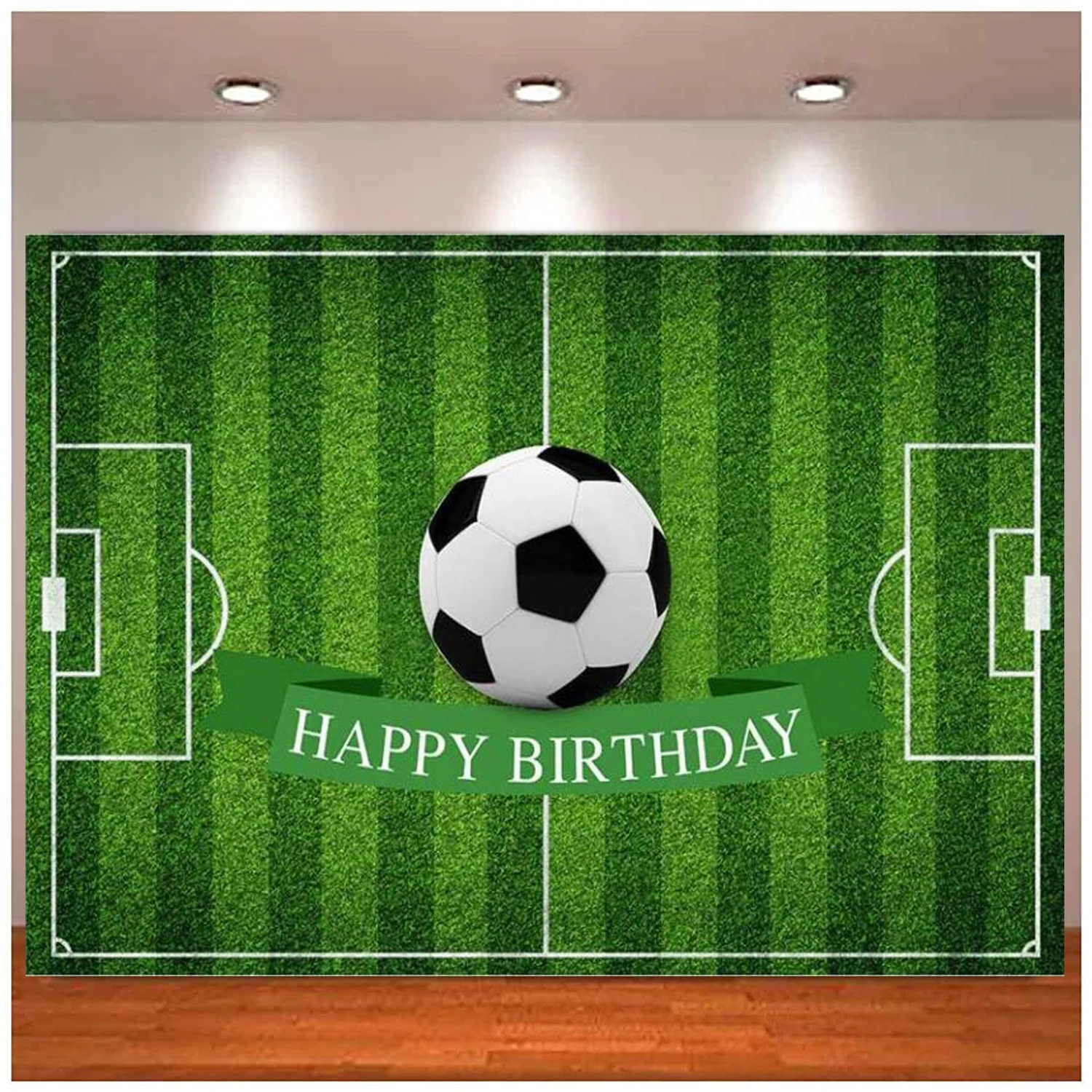 Football Theme Happy Birthday Photography Backdrop Party Decoration ...