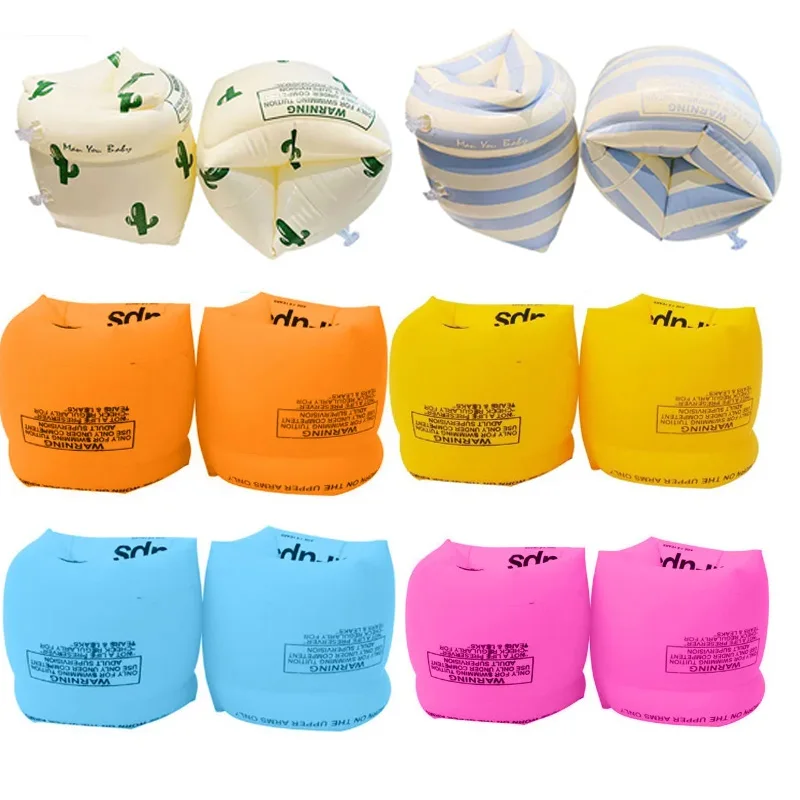 Adult-Children-Swimming-Arm-Ring-Inflatable-Pool-Float-Sleeves-Swimming ...