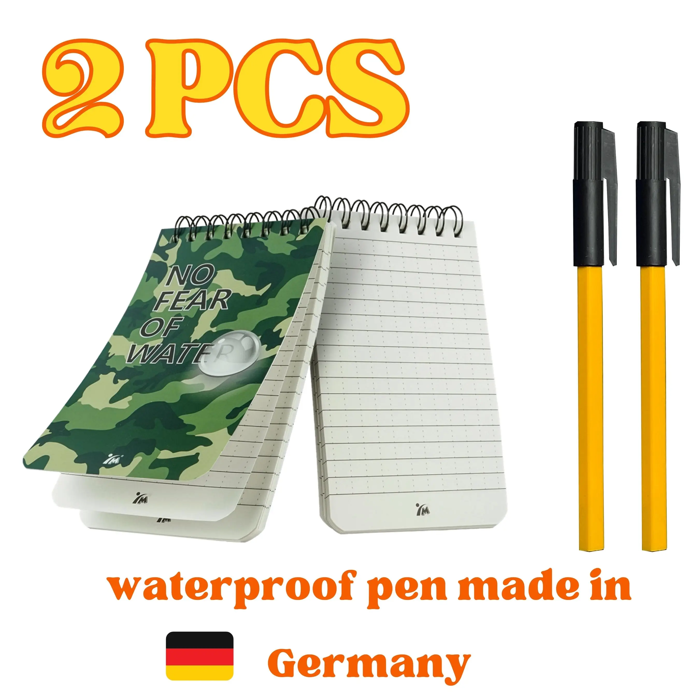 2-pcs-lot-YM-stonepaper-note-Tactical-Waterproof-Notebook-All-weather ...