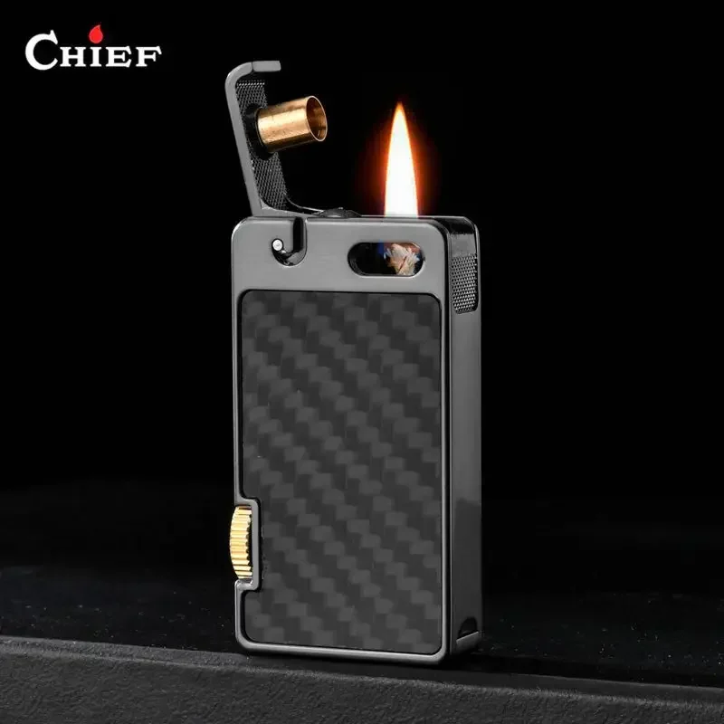 2025 CHIEF Metal Kerosene Lighter Creative One Click Press Launch ...
