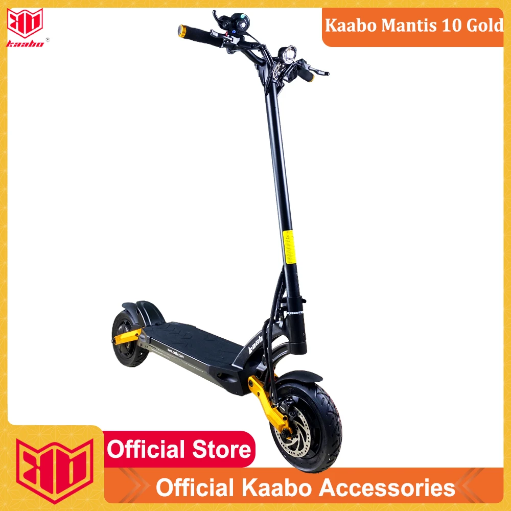 EU Stock Kaabo Mantis 10 V2 Version Dual Motor 2000W Gold 60V 24.5Ah 60V 18.2Ah Battery IPX5 ...