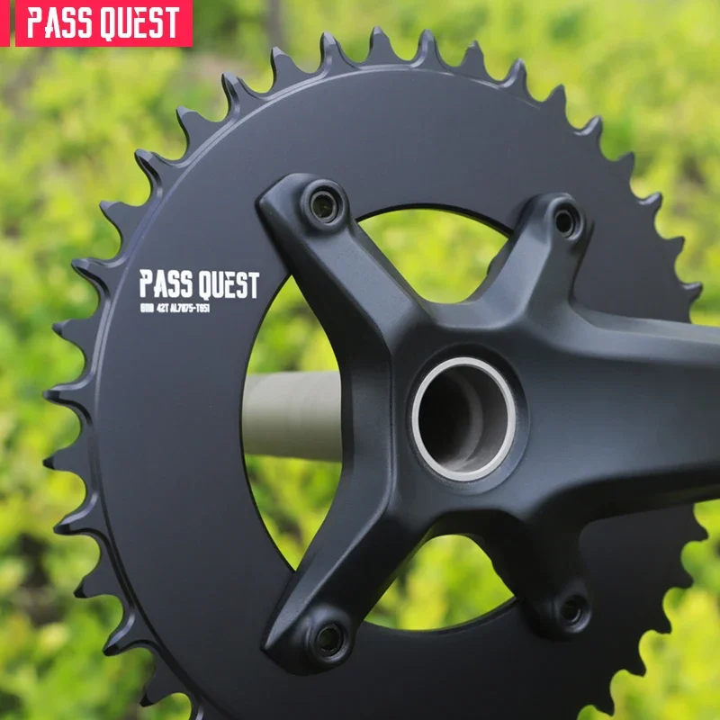 PASS QUEST GRX 110BCD Bicycle Chainring AERO Narrow Wide Teeth 9/10/11 ...