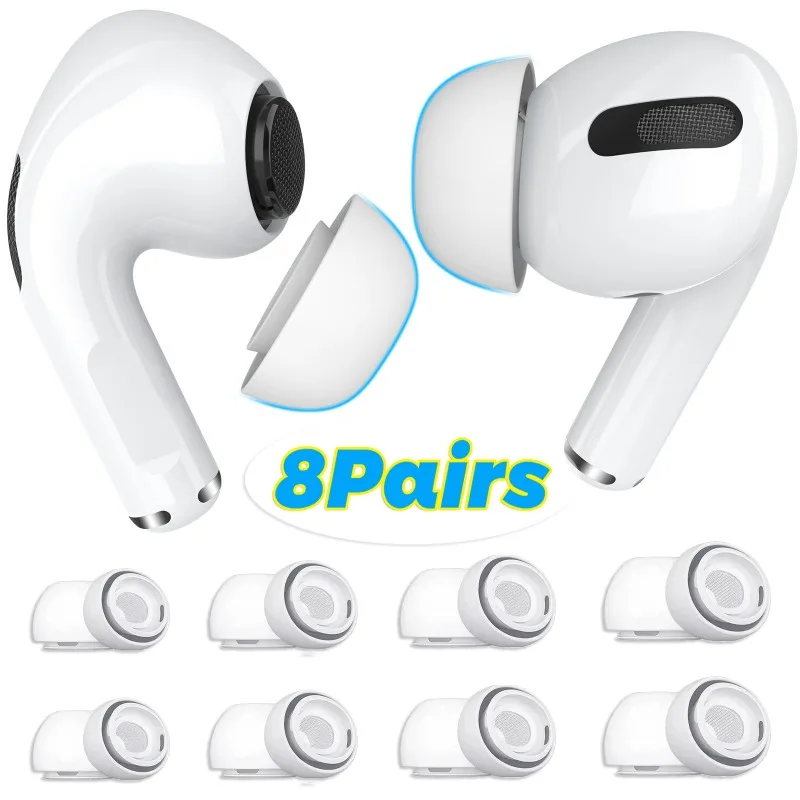 Soft-Silicone-Ear-Tips-for-Airpods-Pro-1-2-Protective-Earbuds-Cover ...