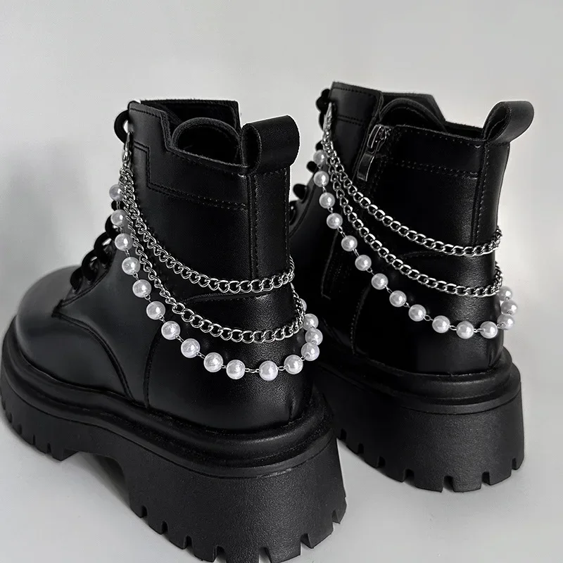 Multi-layer-Punk-Pearl-Metal-Canvas-Shoe-Chains-for-Martin-Boots ...