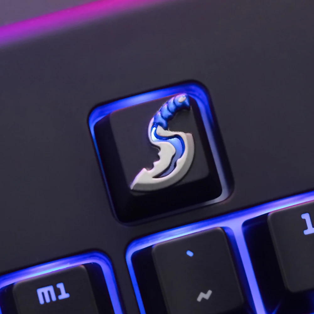 [hfsecurity] Metal Keycaps For Dota2 Keycap For Dota Gaming Keyboard ...
