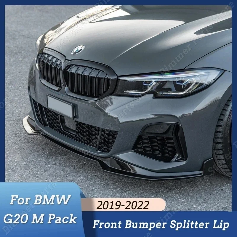 3PCS-Front-Bumper-Lip-Splitter-Spoiler-Diffuser-Guard-Body-Kit-For-BMW ...
