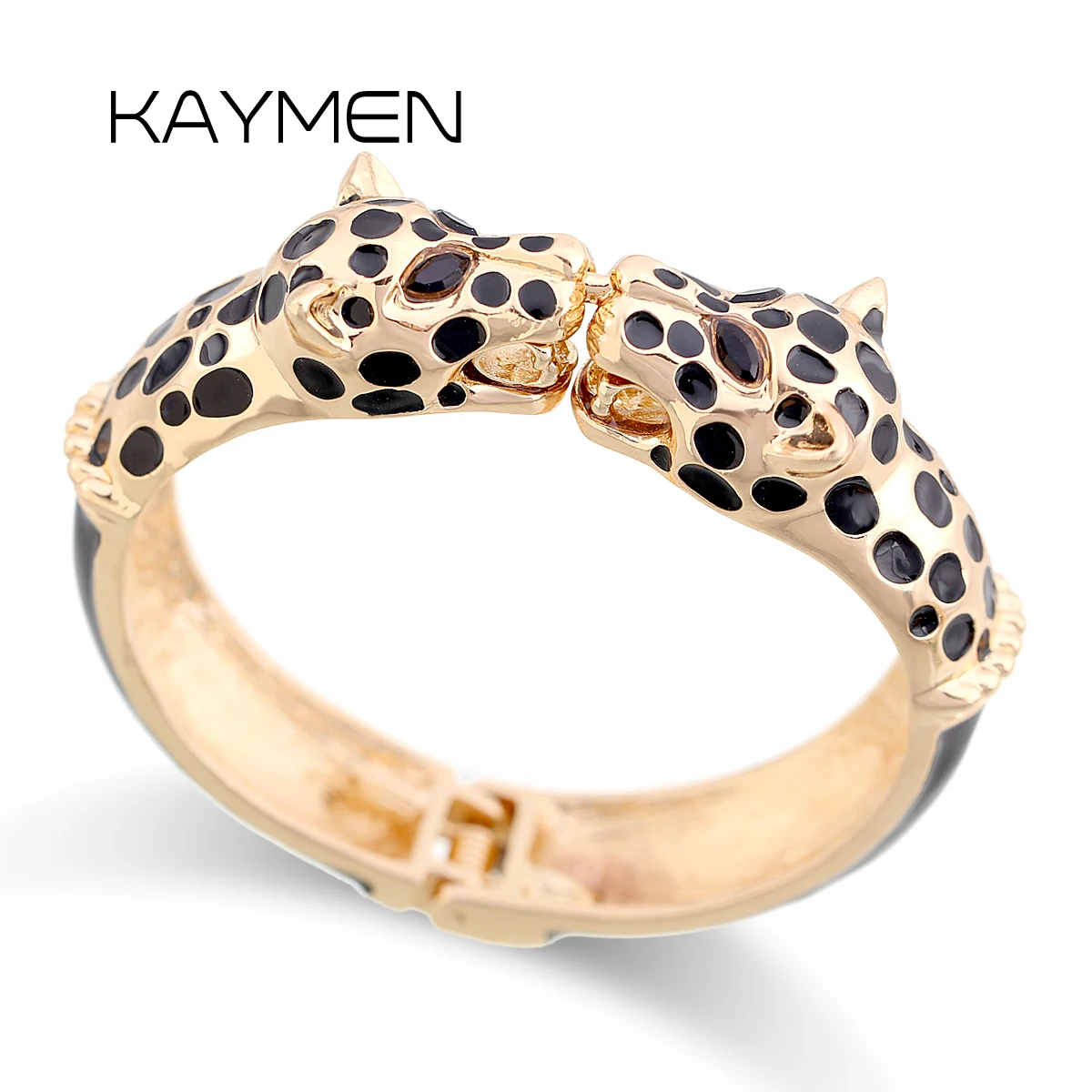 KAYMEN-New-Fashion-Statement-Animal-Enamel-Cuff-Bracelets-Bangle-Gold ...