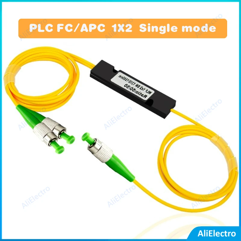 New Fiber Optic Splitter FC/APC PLC 1X2 SM Single mode LC 1x2 FC APC ...