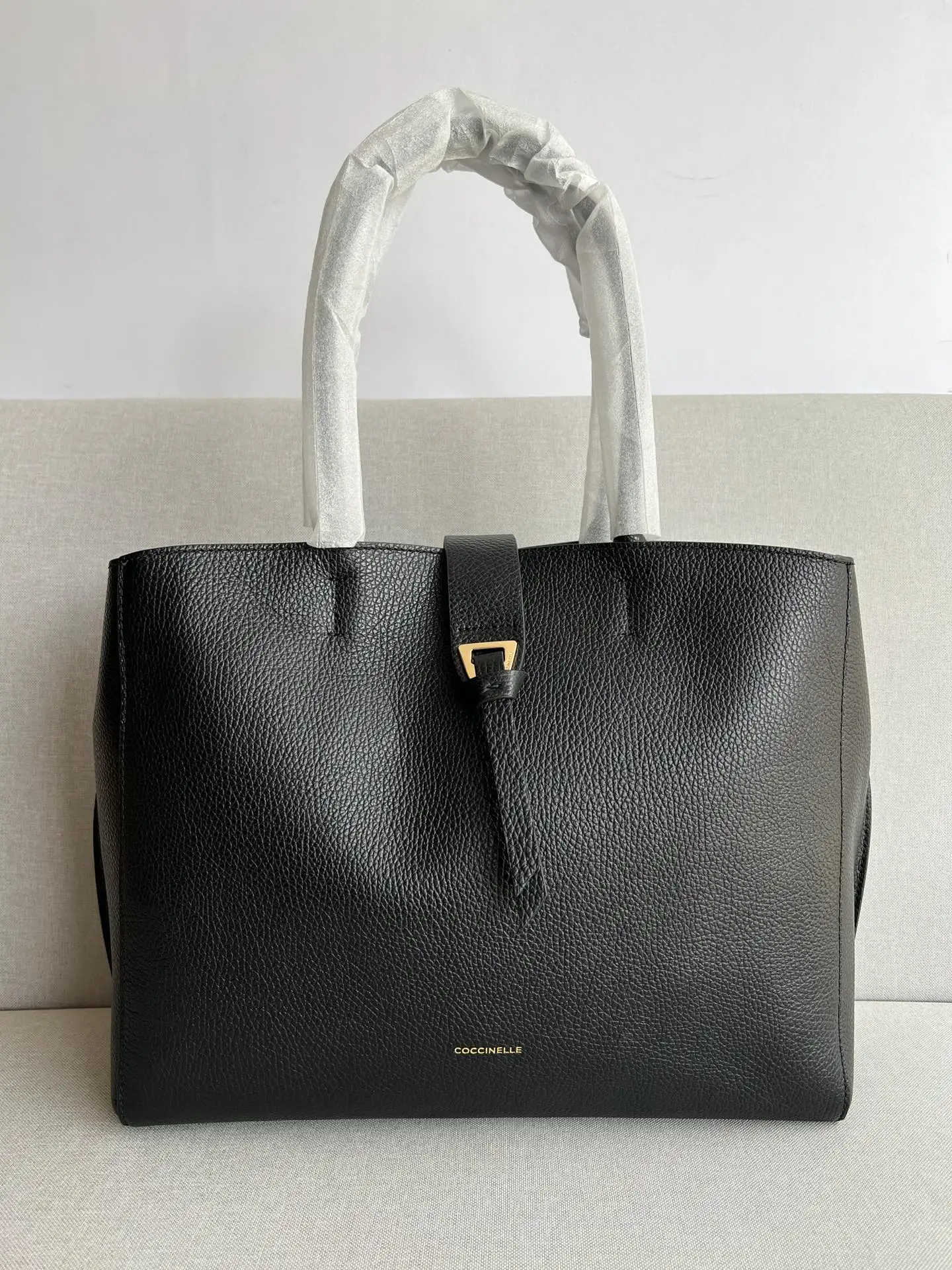 CCLE-Tote-Bag-All-Leather-Shopping-Litchi-Cowhide-Large-Capacity ...