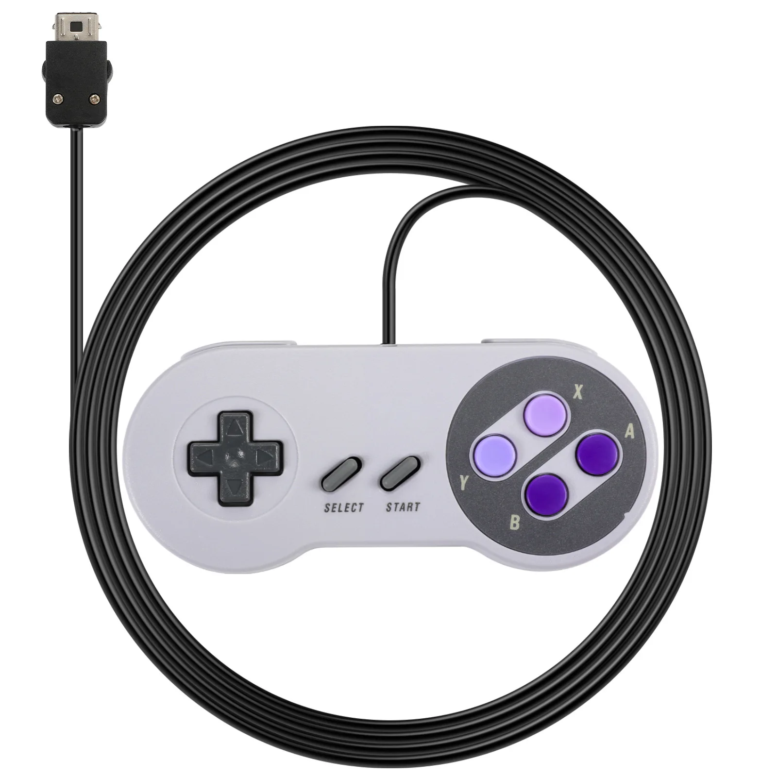 SNES/SFC Gamepad,Adaptation Genuine SNES/SFC Game Console, Gamepad ...