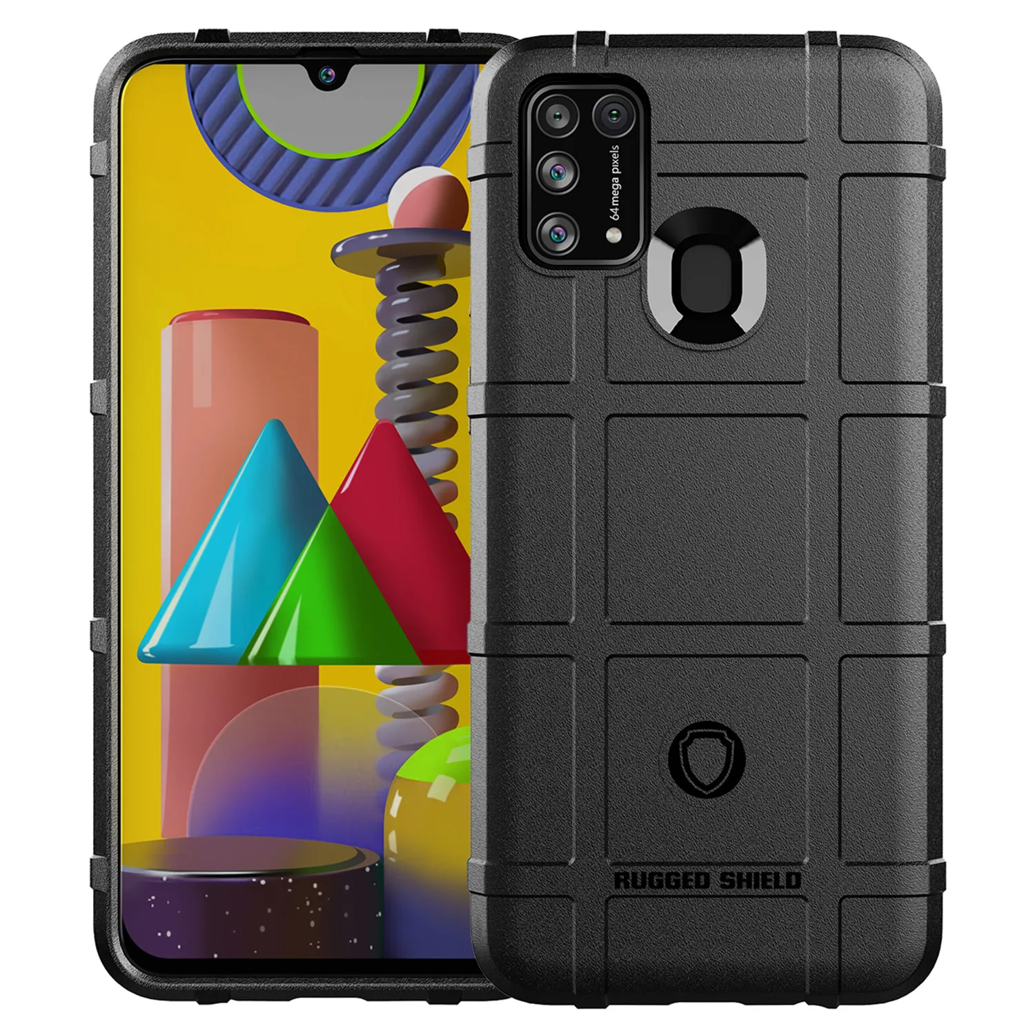 Shockproof-Matte-Rubber-Cases-for-galaxy-m31-Shield-Phone-Cover-for ...