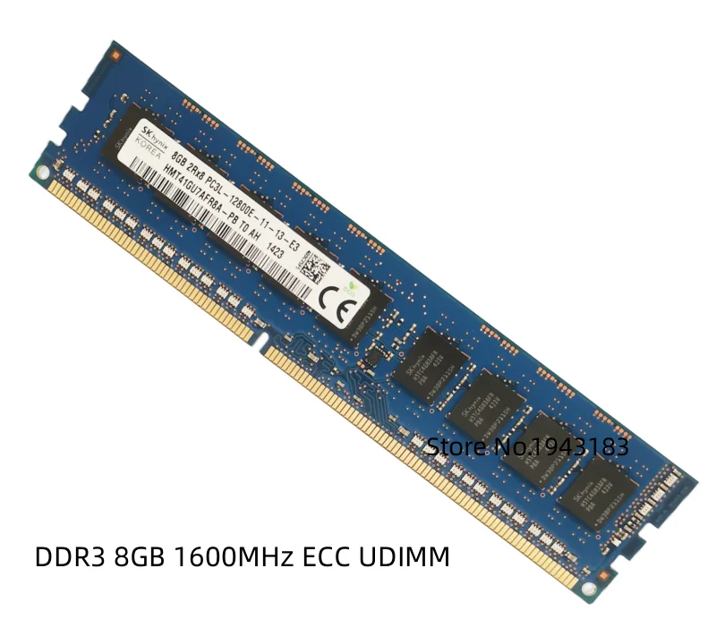 Hynix Ddr3 8gb 1600mhz Pc3l 12800e 2rx8 Pure Ecc Workstation Ram ...