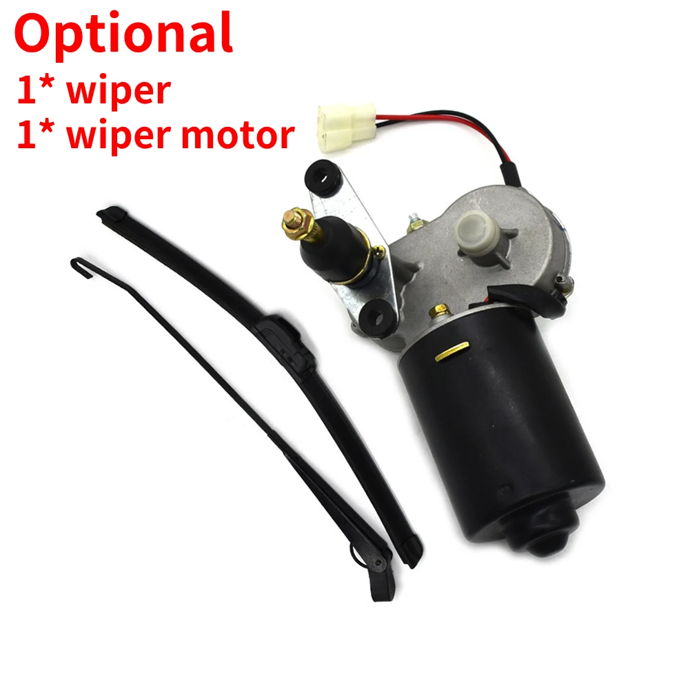 Black Wiper Motor Electric Windshield Wiper 12V Windscreen Wiper For ...