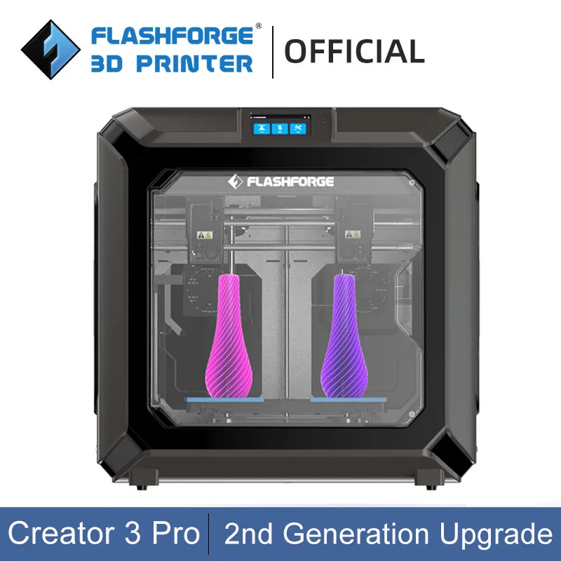 Flashforge Creator 3 Pro Extrusora Dupla Independente Profissional Atualizado FDM Impressora 3D ...