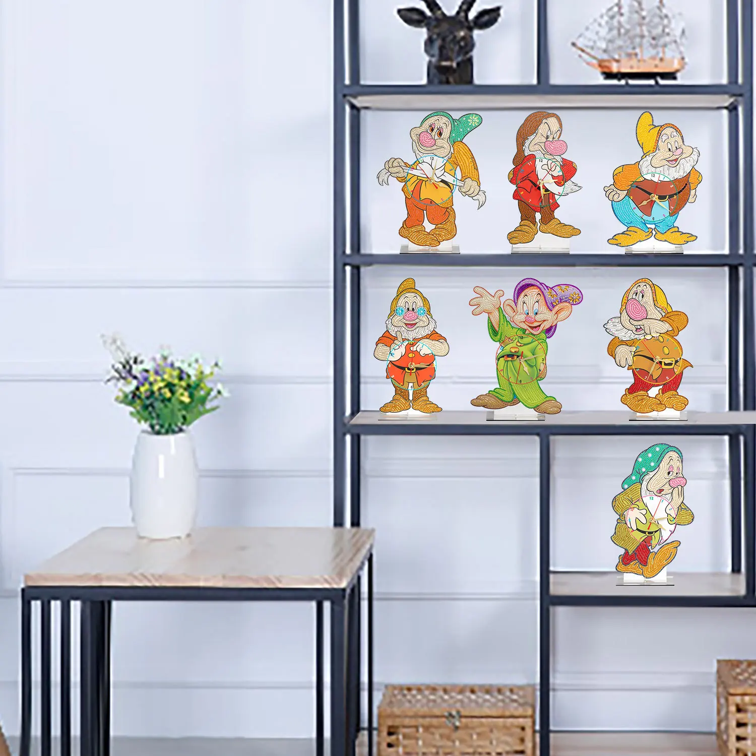 Disney-5D-Diamond-Painting-Special-shaped-Diamond-Clock-Diy-Round ...