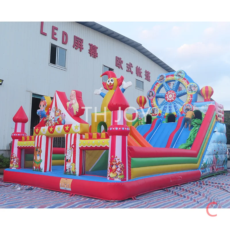 12x6m-circus-Bouncer-funcity-commercial-Inflatable-Bouncy-Jumping-slide ...