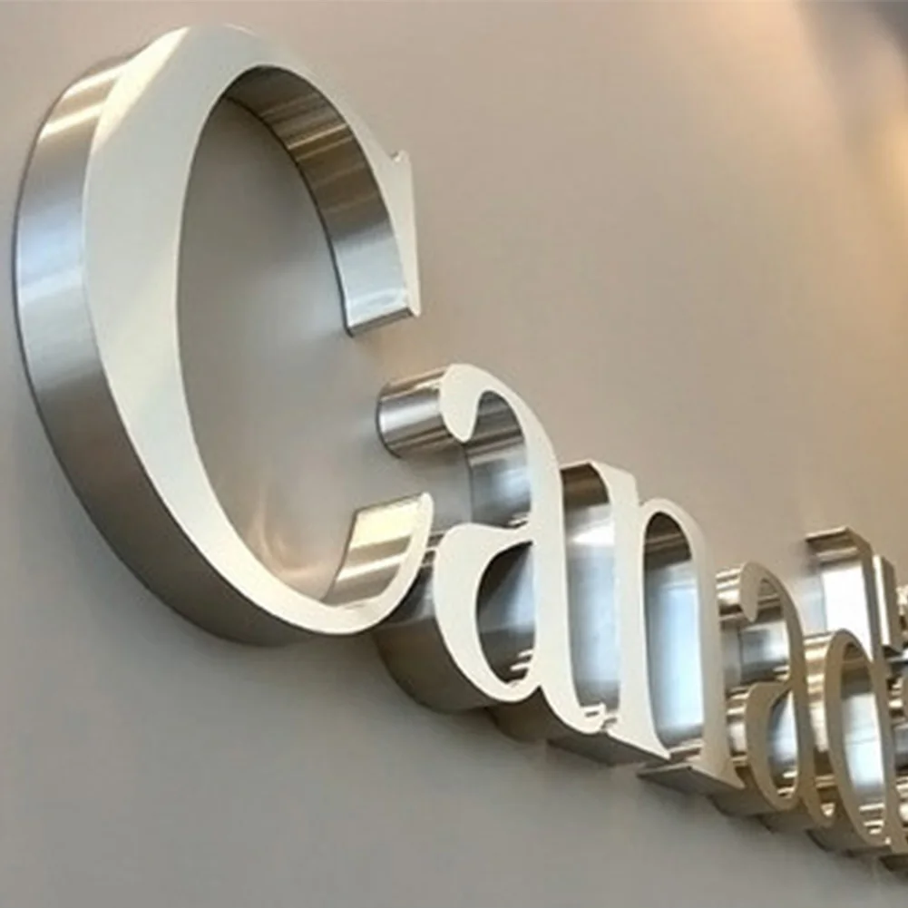 Metal Sign Business Signs Logo Outdoor Sign Board For Shop Front 3d ...