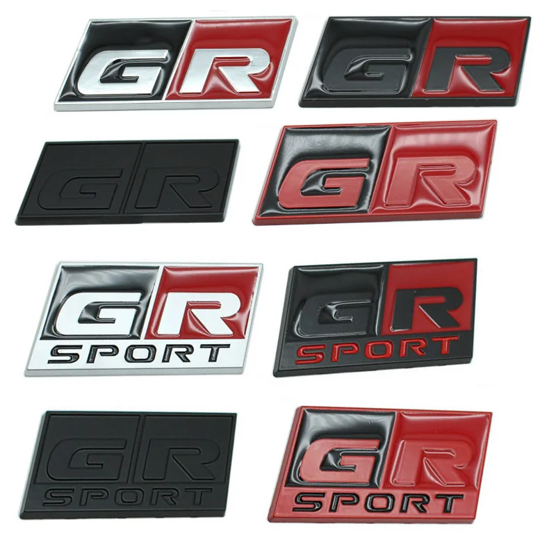 Metal-GR-Sport-Logo-Car-Trunk-Body-Badge-Emblem-Decals-Sticker-For ...