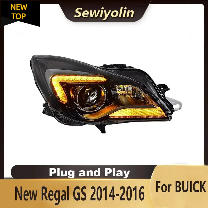 For-BUICK-New-Regal-GS-2014-2016-Car-Accessories-Headlight-Assembly-LED ...