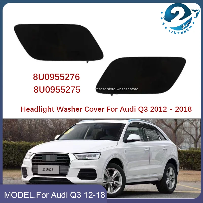 Car Front Bumper Headlight Washer Nozzle Cover Cap For Audi Q3 2012 ...