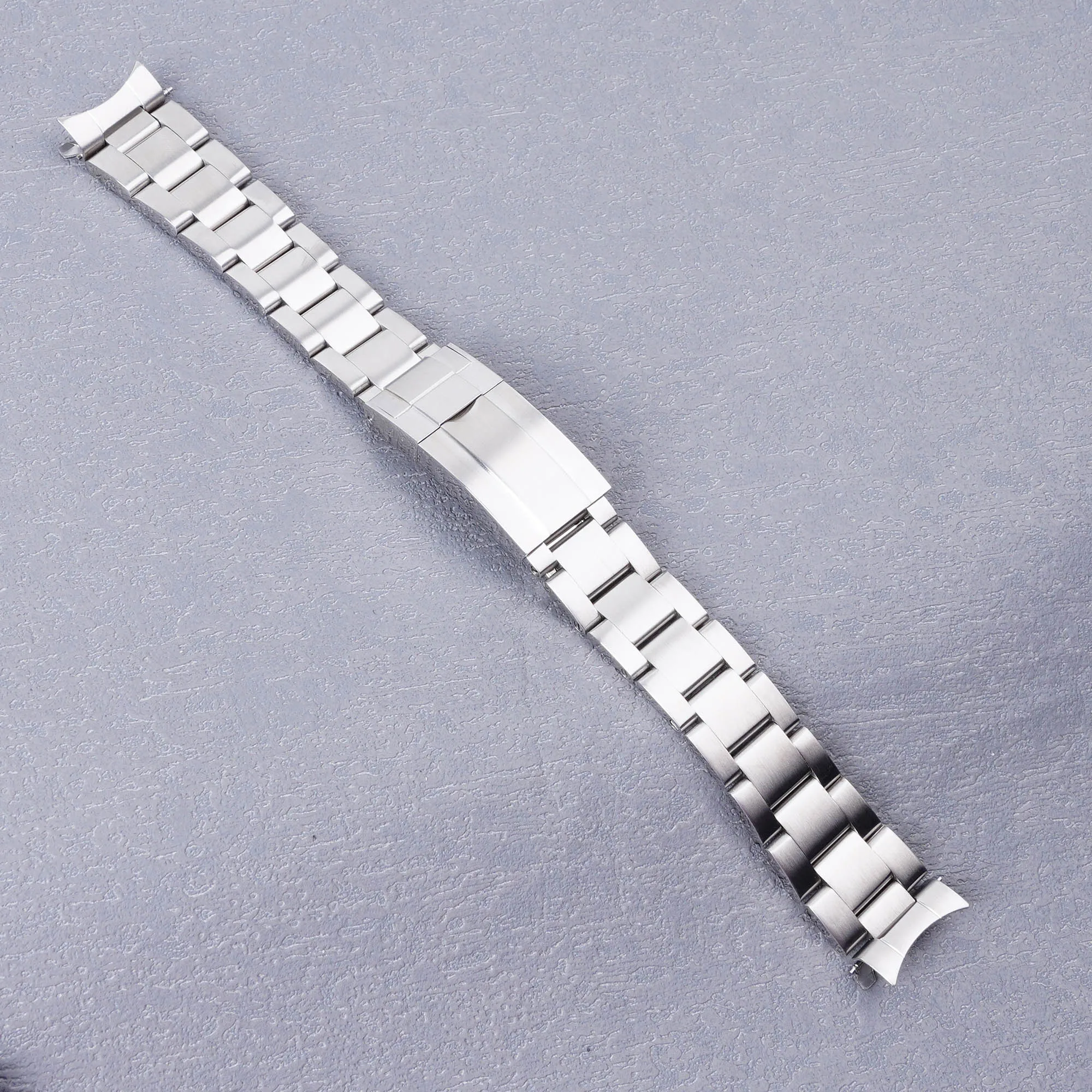 Rolamy-18mm-Watch-Band-Strap-Oyster-Style-316L-Stainless-Steel ...